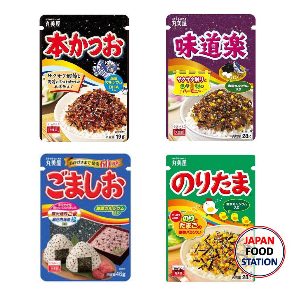 FURIKAKE MARUMIYA KATSUO/AJIDORAKU/NORITAMA/GOMASHIO ผงโรยข้าวญี่ปุ่น ...