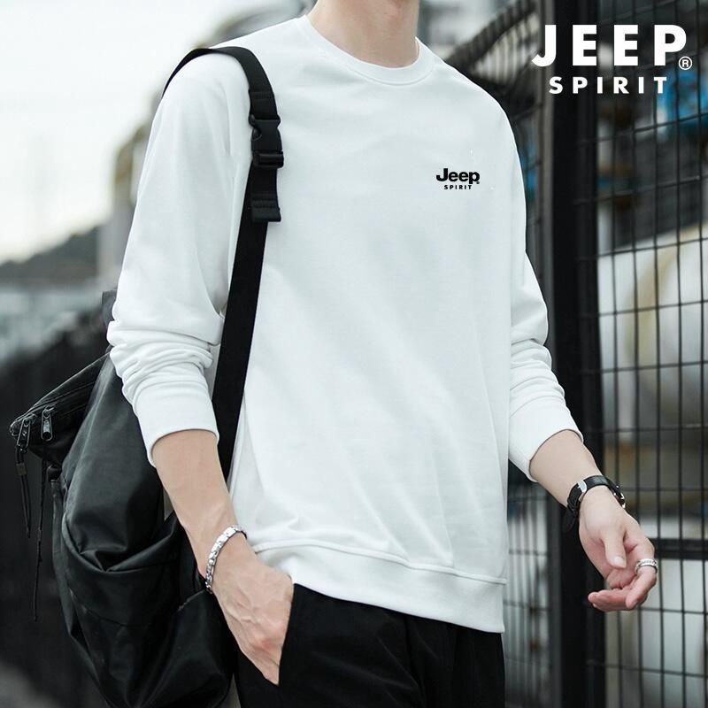 Jeep Sweater Man 2021 Autumn New Trend Handsome Loose Long Sleeved T