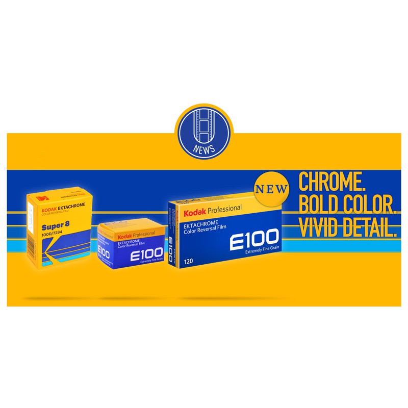 ฟิล์มสไลด์ 120 Kodak EKTACHROME E100 120 Color Slide Film Medium Format ...