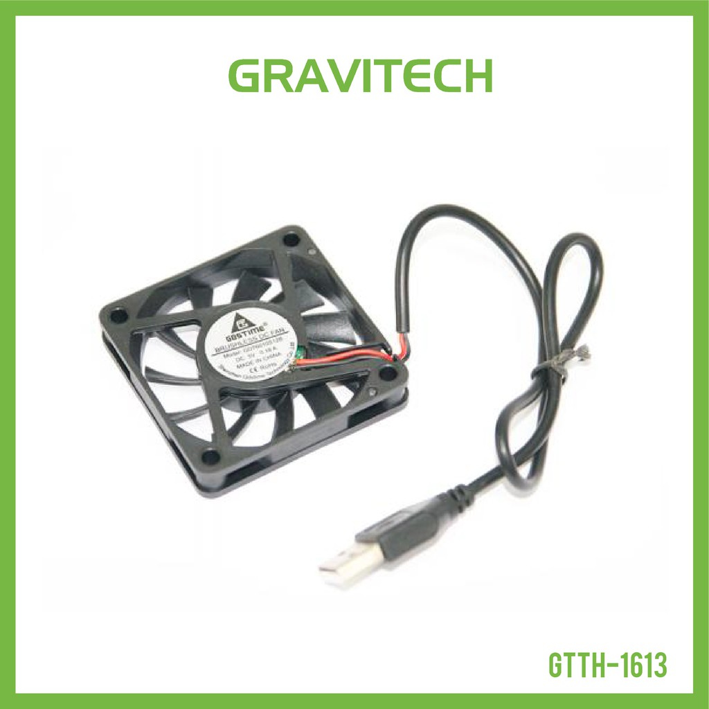 [Gravitechthai]5V USB Brushless DC Fan 60x10mm | Shopee Thailand