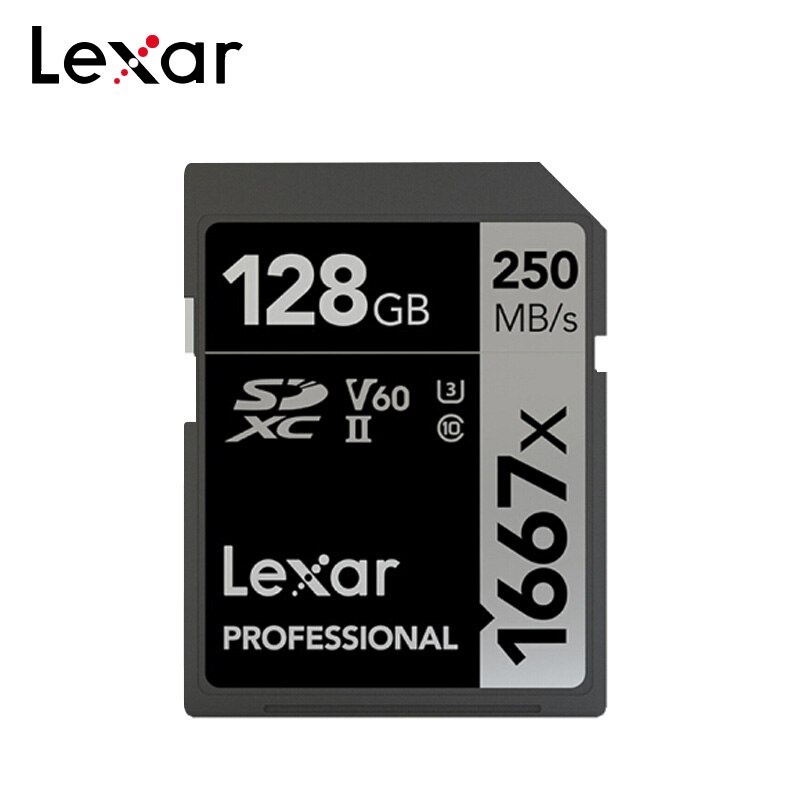 Lexar Micro Card 64gb 128gb Memory Card 256gb SDXC UHS-II U3 V60 Flash Card For 3D 4K Digital ...