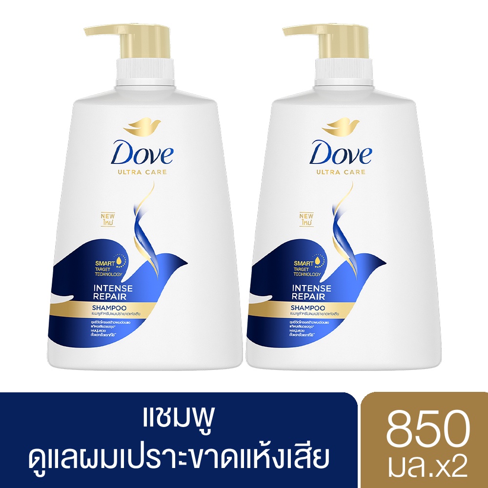 Dove Shampoo 850-900ml (2-4 Bottles) | Shopee Thailand