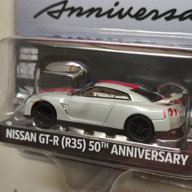 greenlight GT-R 50th Anniversary Nissan gtr r35 สีขาวมุก ล้อยาง ...