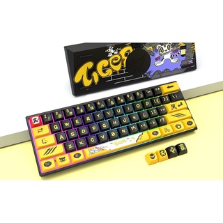 คีย์บอร์ด XVX M61 Tiger Keyboard 60% Mechanical Keyboard,2.4G Wireless ...