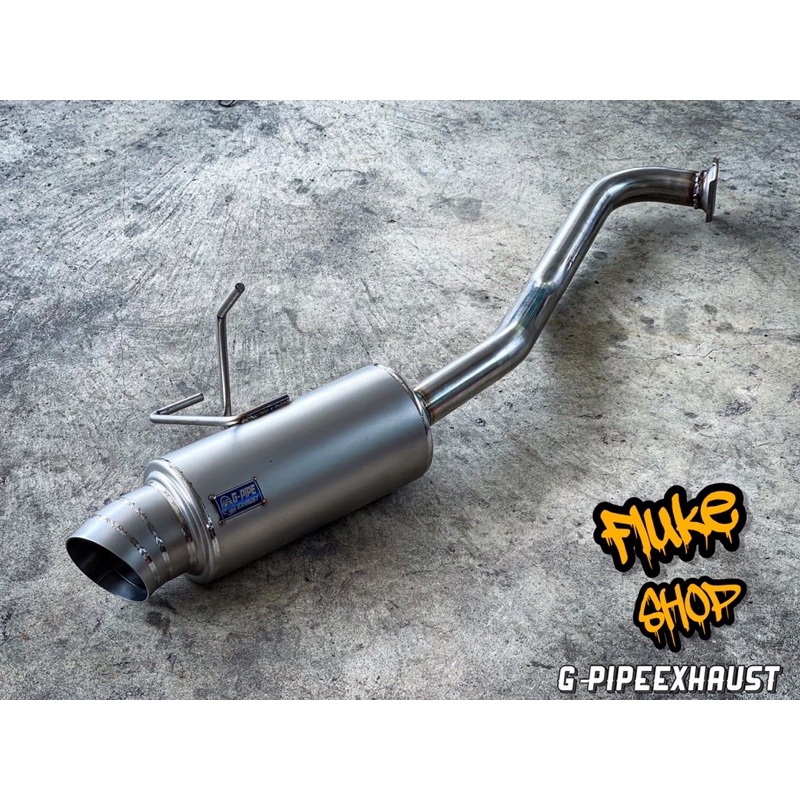 ท่อไอเสียชุดคิตใบกลาง แบรนด์ G-PIPE Exhaust ตรงรุ่น HONDA JAZZ GK CIVIC ...