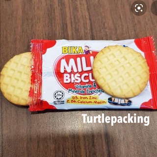 บิสกิตนม BIKA MILK BISCUIT VITAMINS & MINERALS ENRICHED เสริมวิตามิน ...