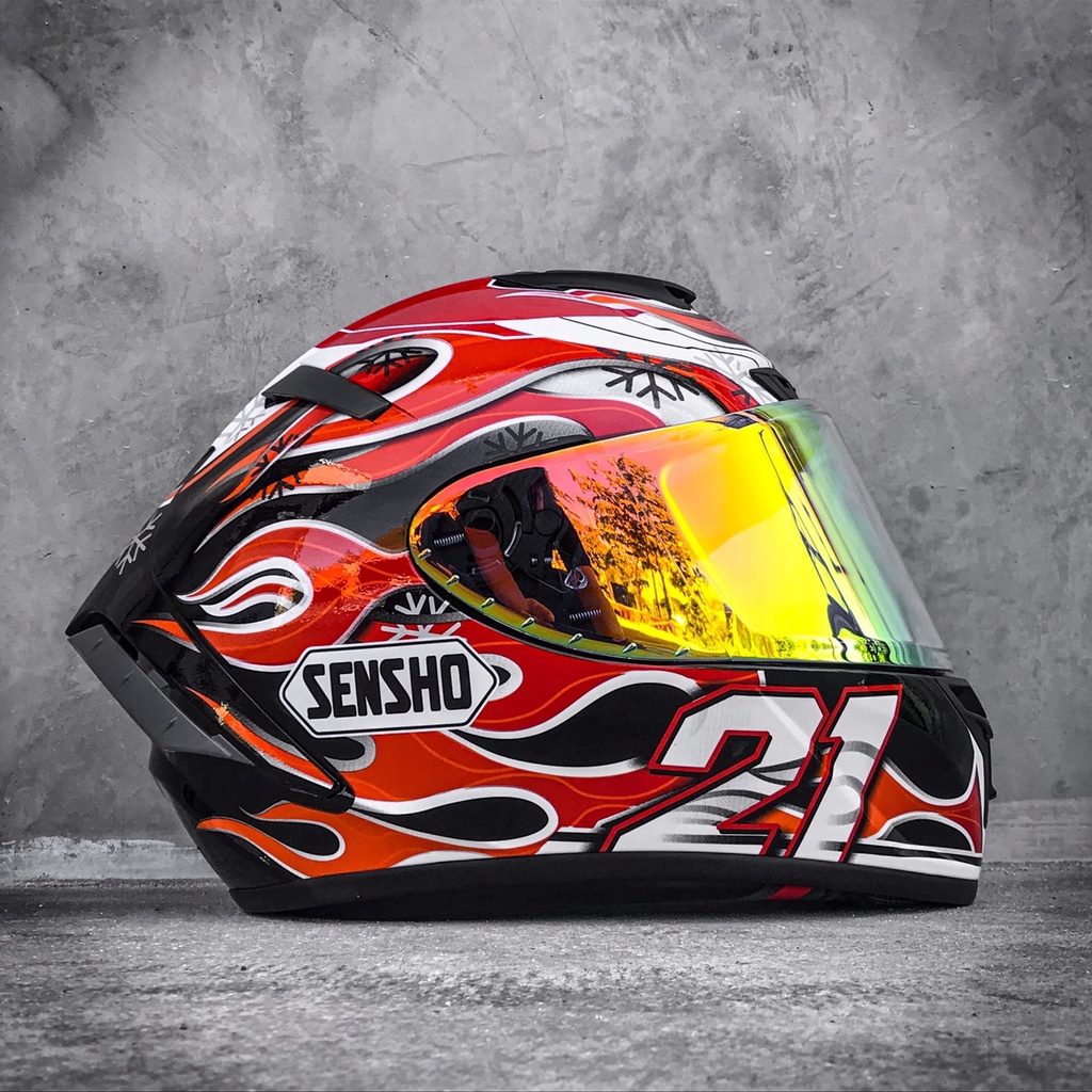 Code ลด 5 หมวกกันน็อค SENSHO ( Sensho Helmet ) หมวกกันน็อคเต็มใบ มีให้ ...
