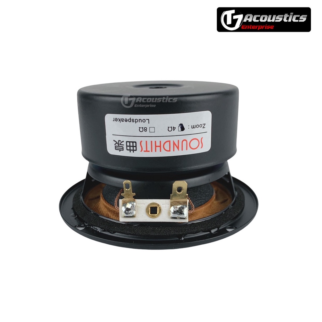 SQ-303R ดอกลำโพงฟูลเรนจ์ 3 นิ้ว เฟสปลั๊ก+กรวยวงแหวน ฝ้ายอันคันทาร่า ดอกลำโพงเสียงกลาง ลำโพงบ ...