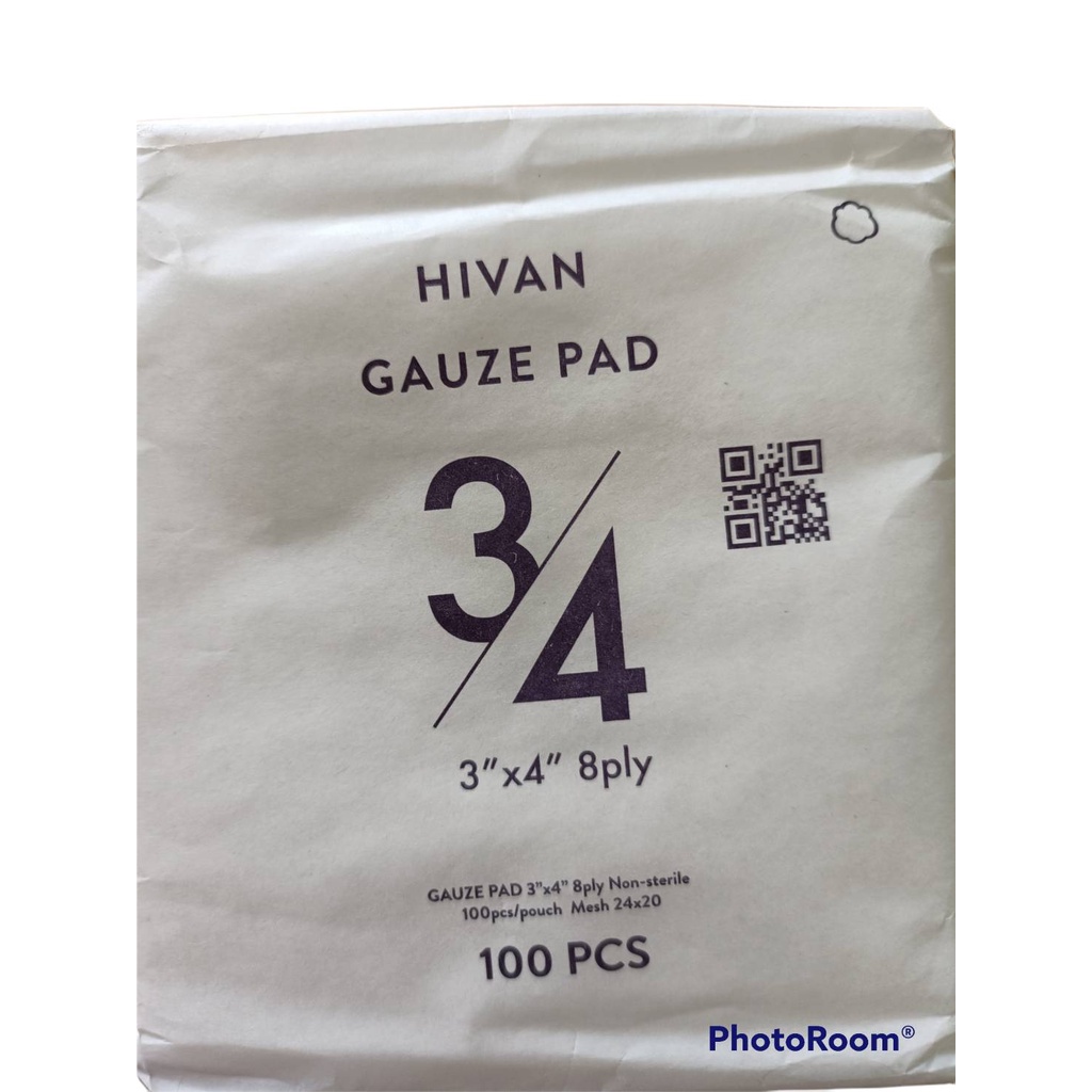 ็Hivan gauze ผำ้ก๊อซพบั 8 PLY (100 ชิ้นห่อ) - suriyawang - ThaiPick