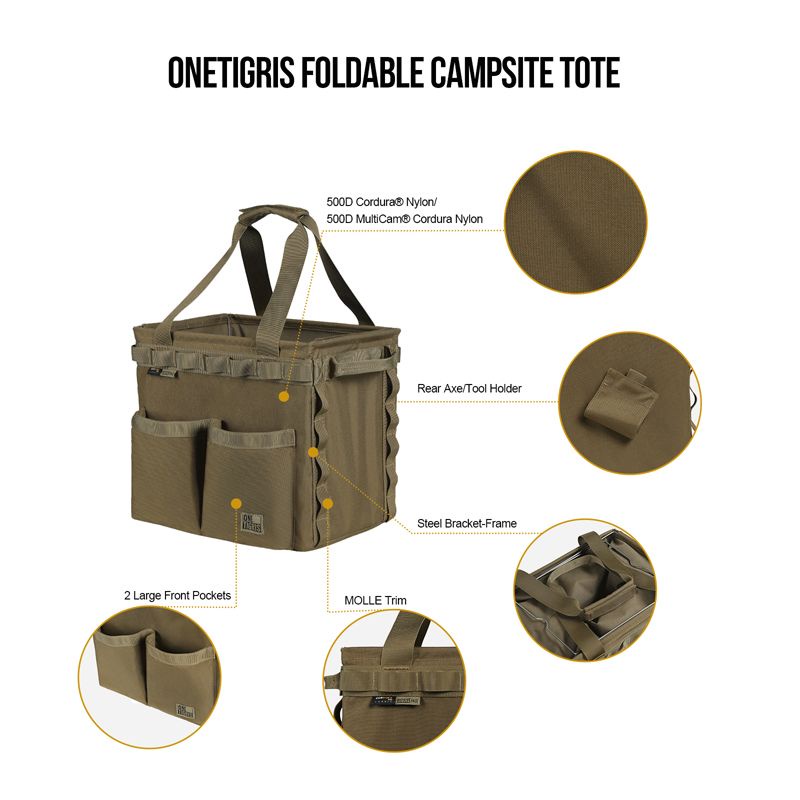 OneTigris Foldable Campsite Tote - hype_outdoor - ThaiPick