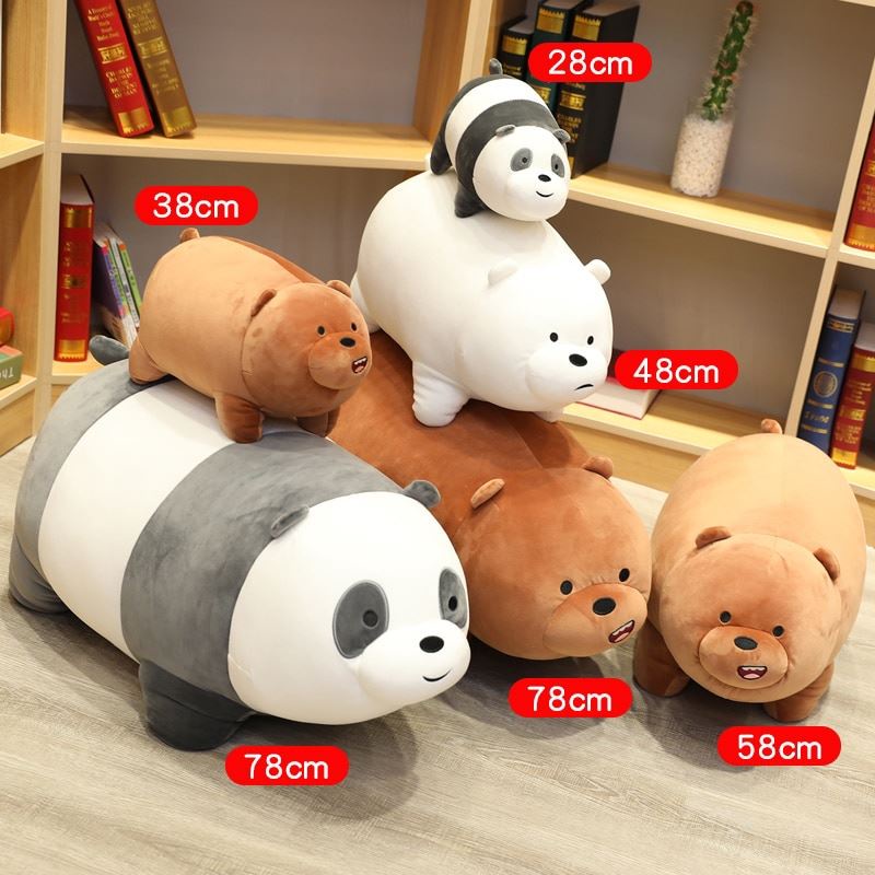 We Bare Bears Plush Toys Children Stuffed Animals Cartoon Figure Plush ...