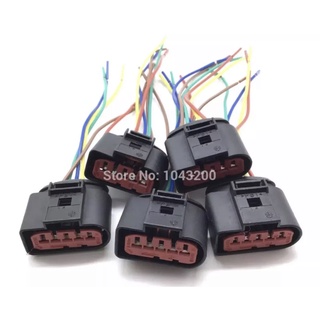 AK81 1J0973775A For VW / AUDI MAF Mass Air Flow Sensor 5 Pin Connector ...