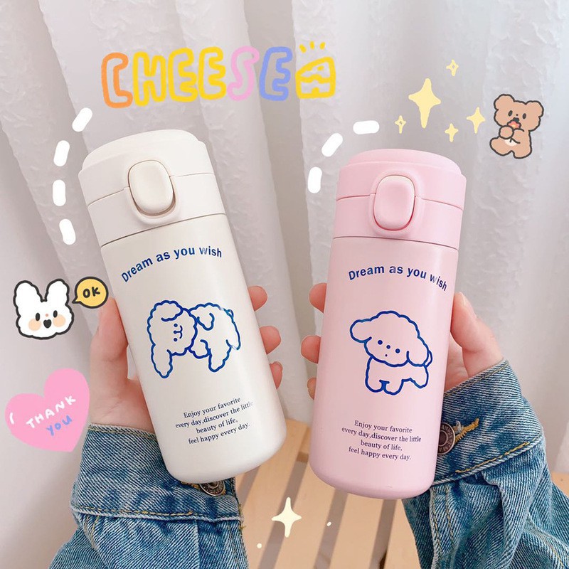 Ins ขวดน้ําเก็บรักษาความจุขนาดใหญ่ วัสดุสแตนเลส 304 กระติกน้ำ กระบอกน้ำ กระติกน้ำร้อน-เย็น ...