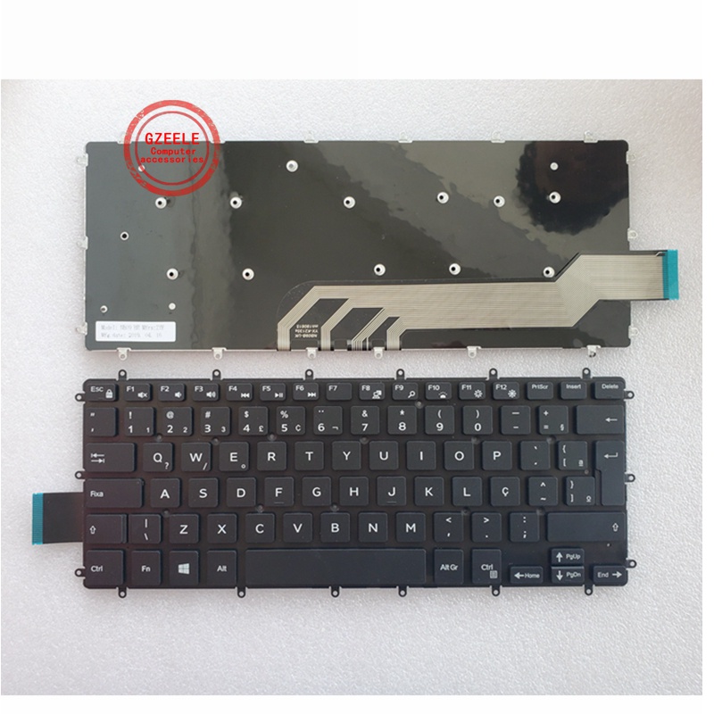 BR Backlight Laptop keyboard for Dell Inspiron 14 Gaming 7466 7467 14 ...