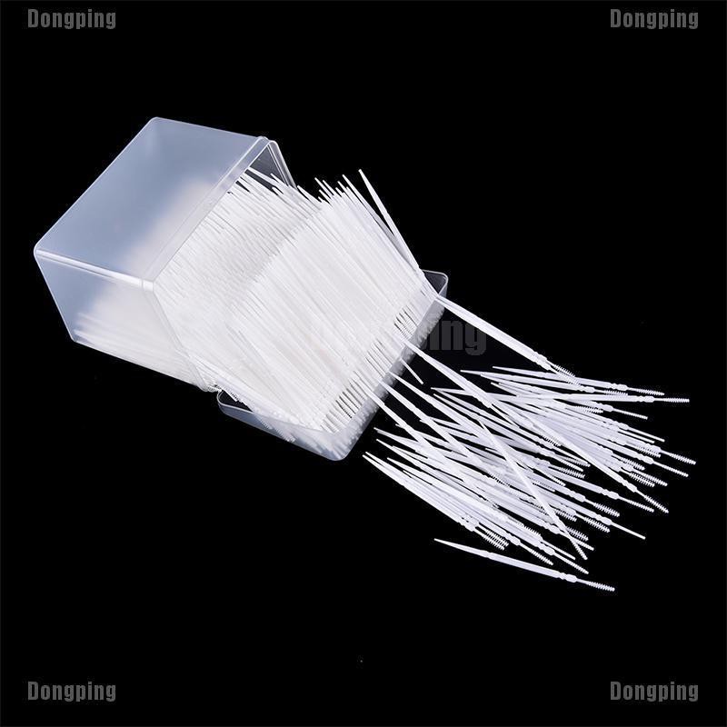 【don】1100Pcs Plastic Dental Picks Oral Hygiene 2 Way Interdental Brush ...