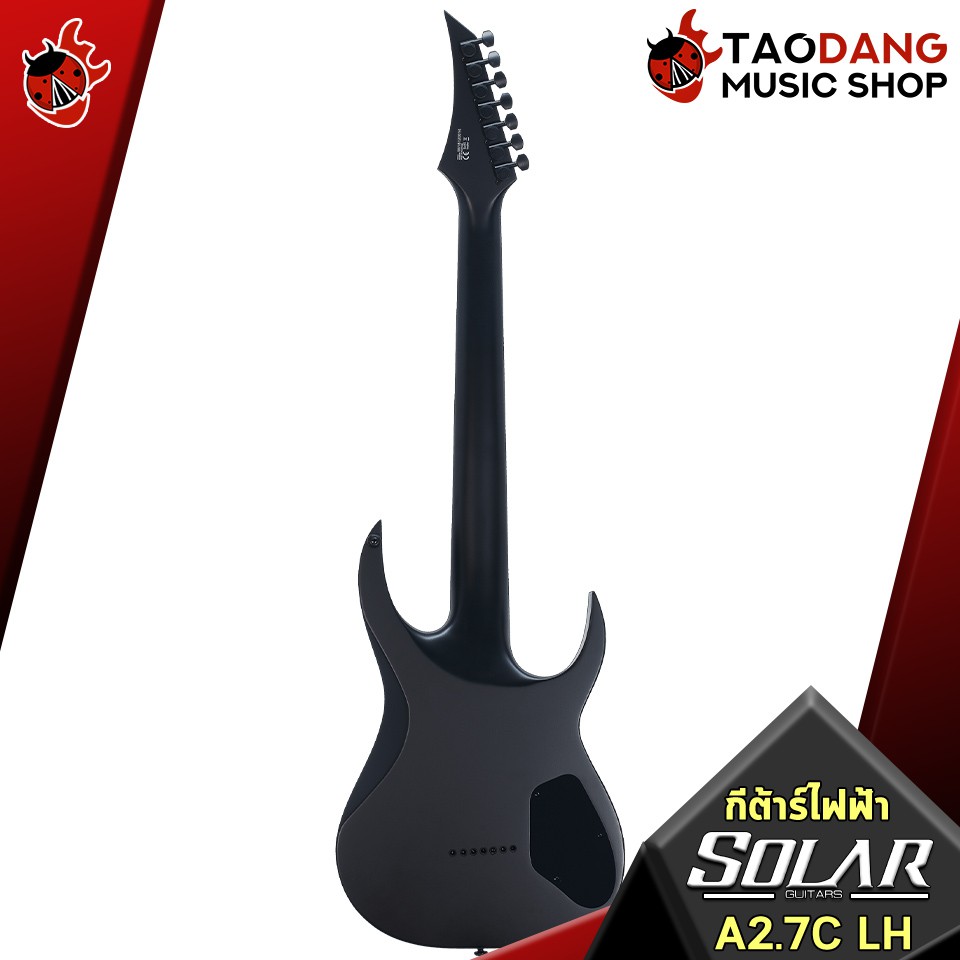 กีต้าร์ไฟฟ้า Solar A2.7C LH 7 Strings สำหรับคนถนัดซ้าย เสียงดุดัน พร้อม ...