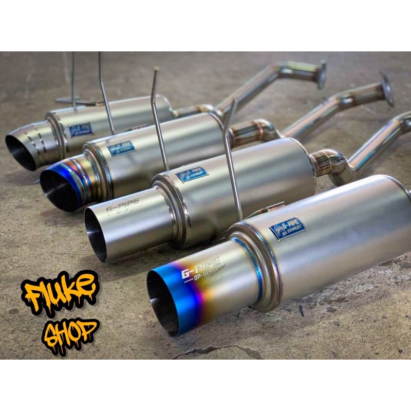 ท่อไอเสียชุดคิตใบกลาง แบรนด์ G-PIPE Exhaust ตรงรุ่น HONDA JAZZ GK CIVIC ...