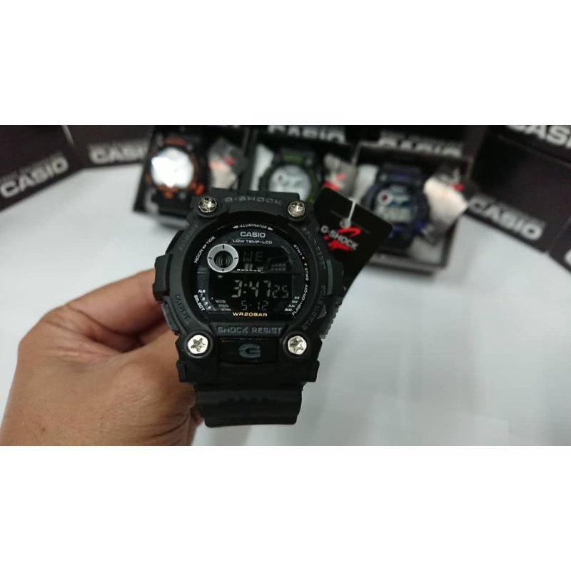 High Grade G Shock Mat Motor G7900 All Black Cermin Kaca ZjdZ ...