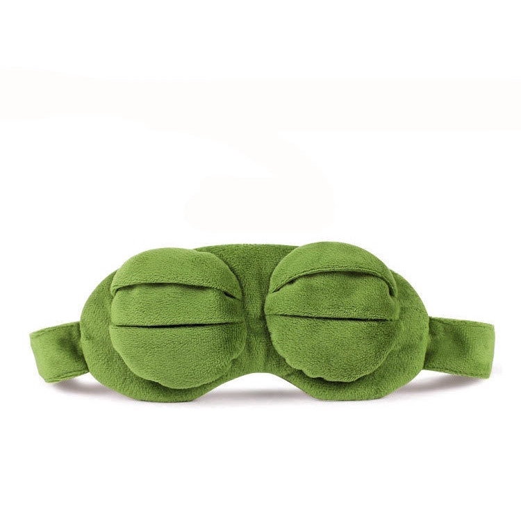 Super cute frog eye mask personality sad frog eye mask shading ...