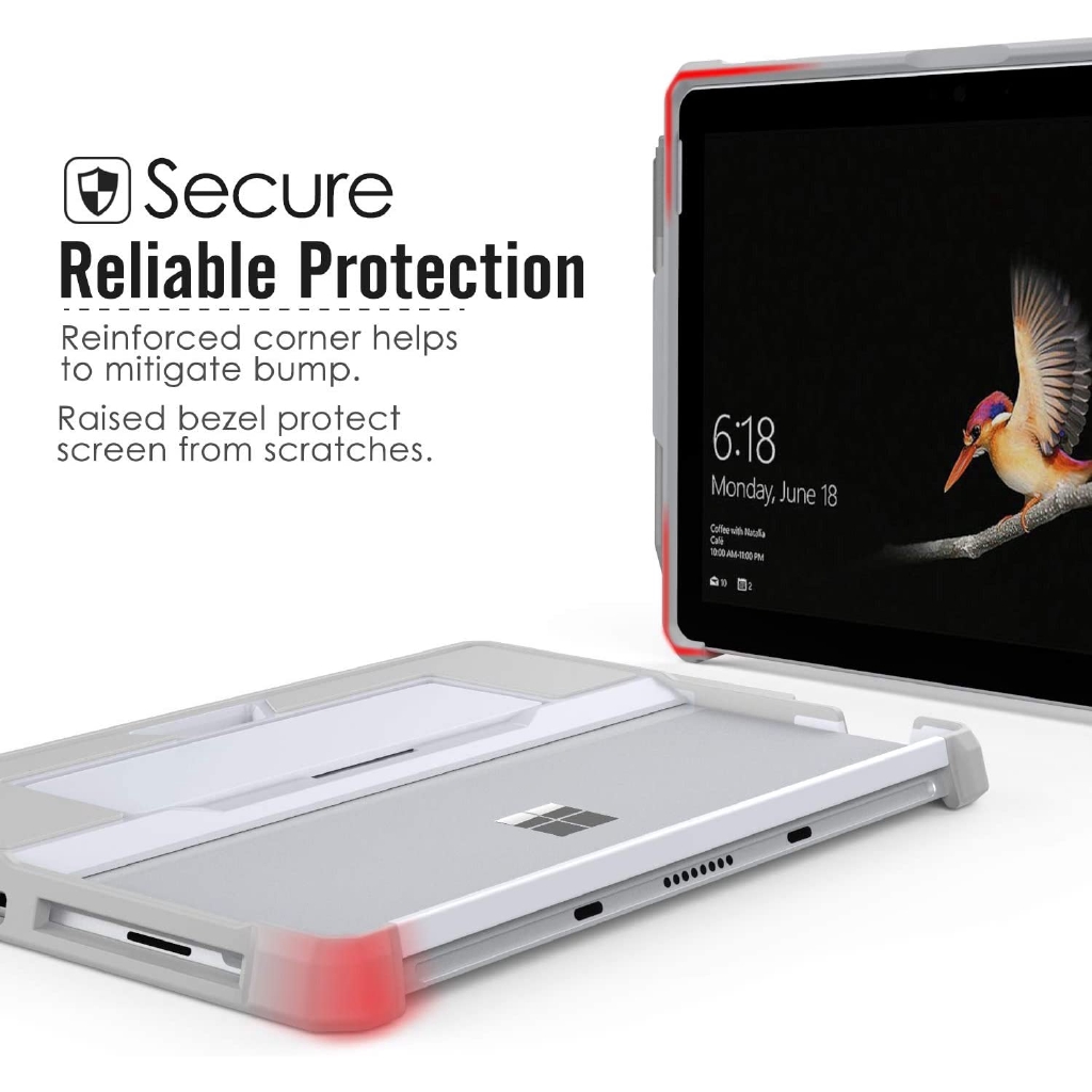 MoKo All-in-One Protective Rugged TPU & PC Case Fit Microsoft Surface ...
