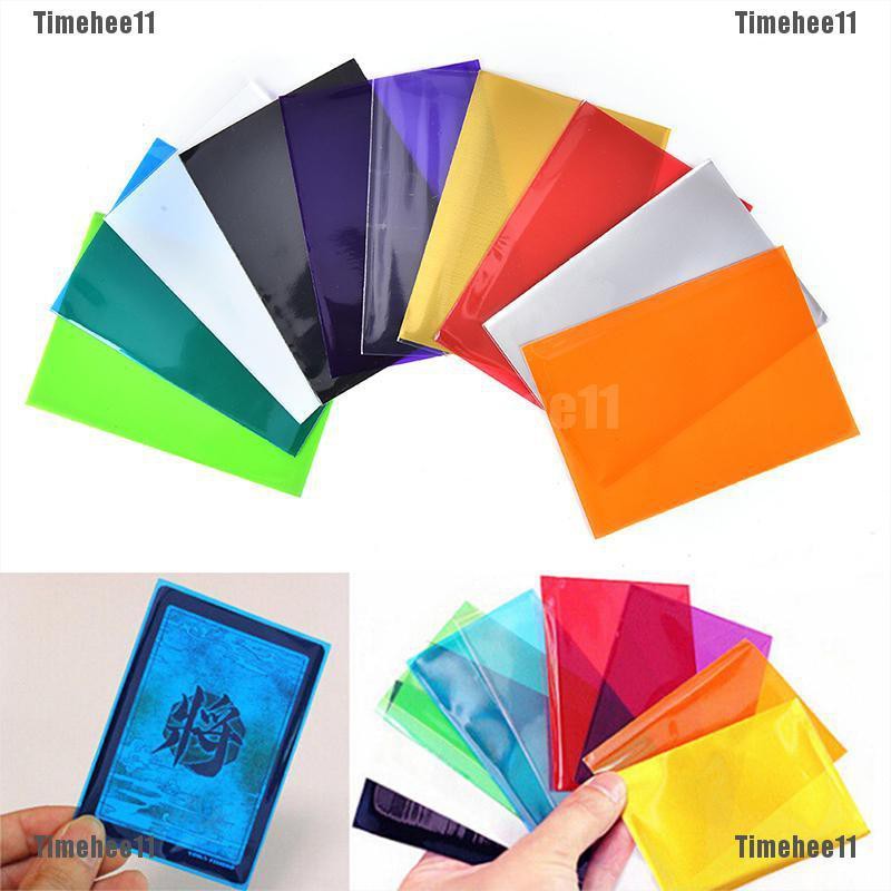 【thim•HEE】100Pcs Colorful Card Sleeves Cards Protector For Board Game ...