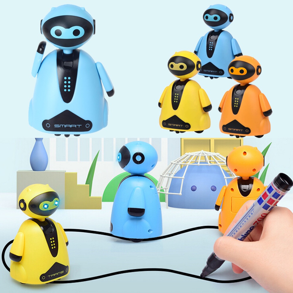 model：Follow Any Drawn Line Magic en Toy Inductive Robot Model Children ...