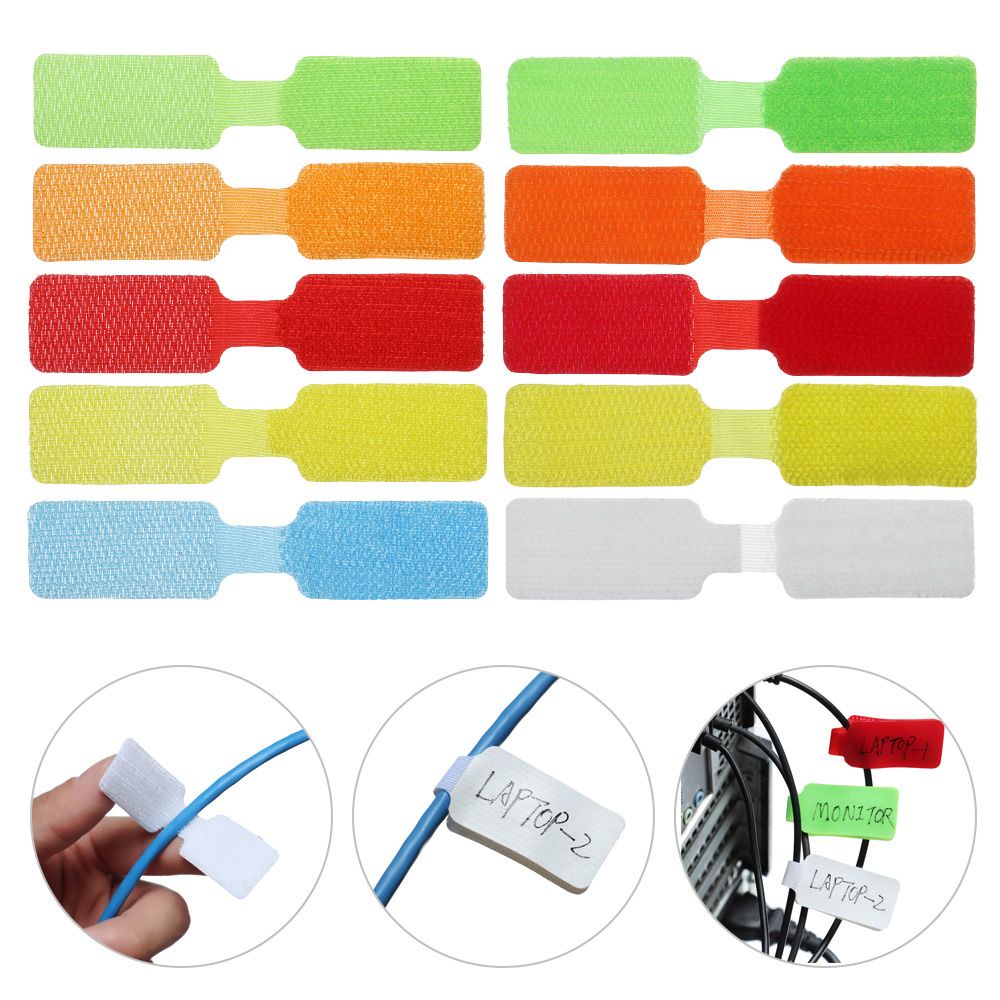 LY 5Pcs Colorful Nylon Cable Labels Cord Protector Electrical Cables ...