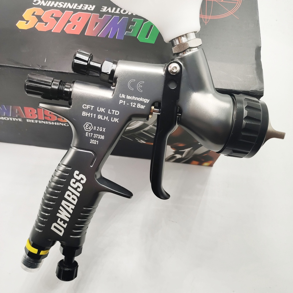 GTI pro spray gun 1.3MM te20 with no wash pot dewabiss 2022 new style ...