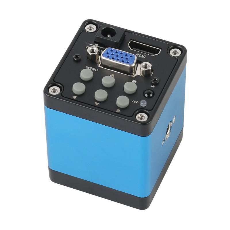 กล้องจุลทรรศน์เลนส์14MP 1080P HDMI VGA Video Microscope Camera 100X ...