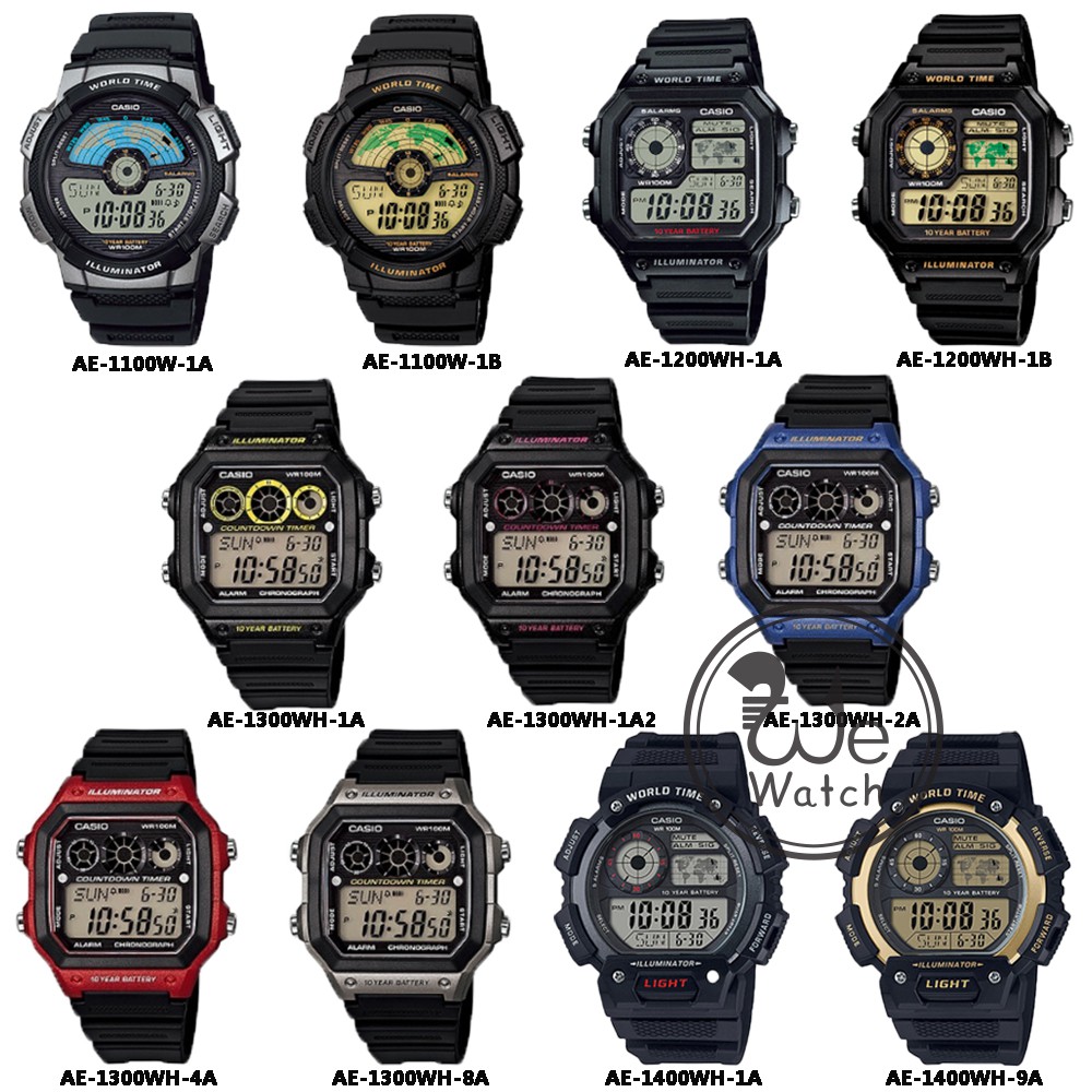 CASIO ของแท้ รุ่น AE-1500WH AE-1100W AE-1200WH AE-1300WH AE-1400WH ...