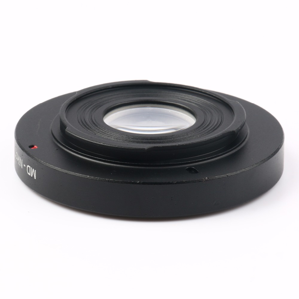 MDAI Camera Lens Adater with Otical Glass Infinity Focus f Minolta MD ...