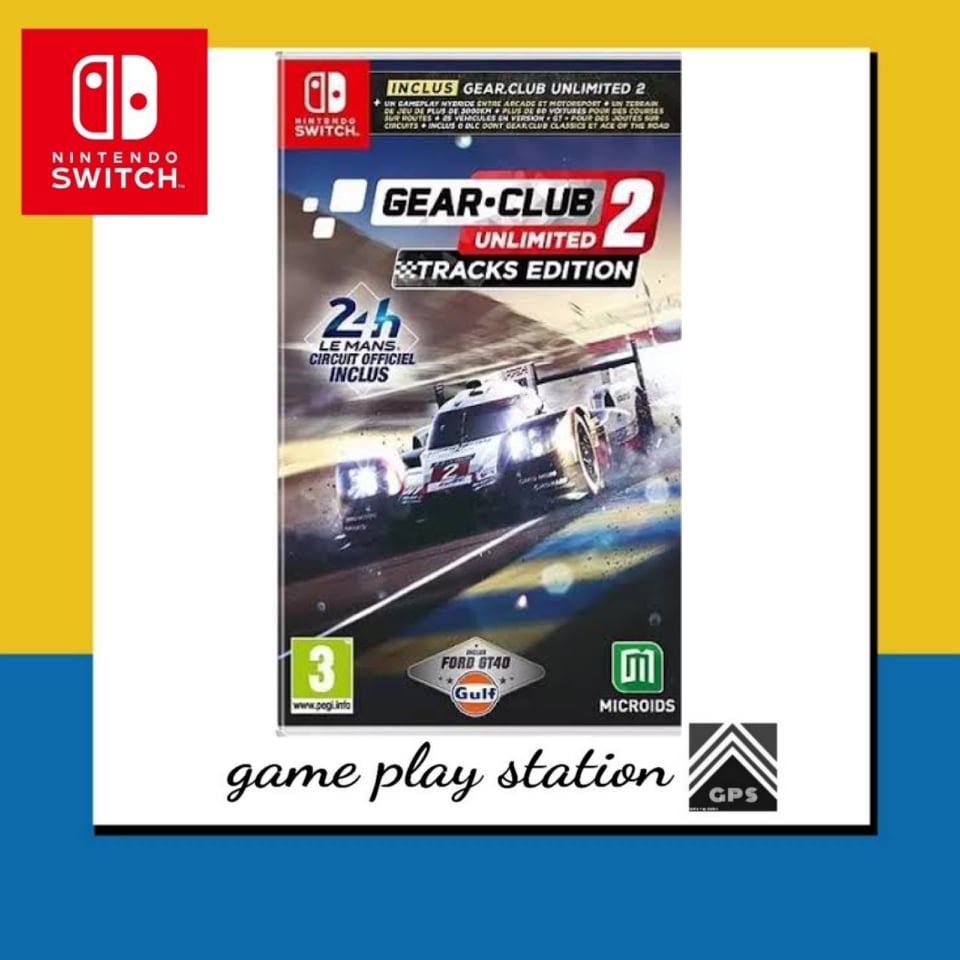 nintendo switch gear club 2 unlimited tracks edition ( english zone 2 ) | Shopee Thailand