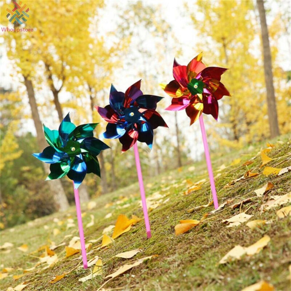 WHOOPS10Pcs Kids Garden Yard Party Camping Windmill DIY Wind Spinner ...