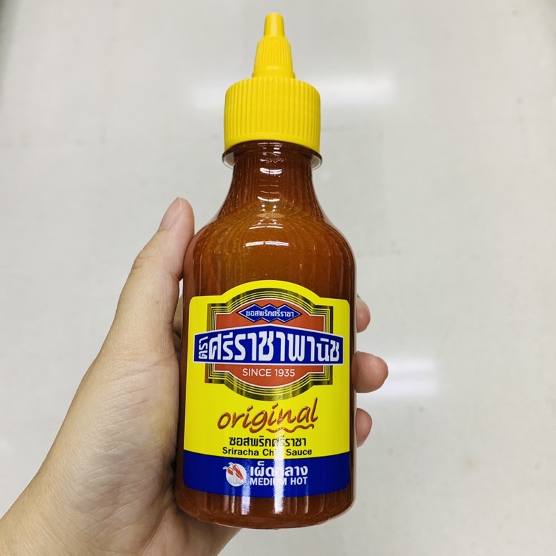 ซอสพริกศรีราชา ซอสพริกเหลือง ศรีราชา ตรา ศรีราชาพานิช Original Chilli ...