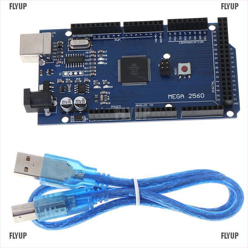 บอร์ดFlyup Atmega16 U 2 Arduino Mega 2560 R 3 บอร์ดโมดูลพร้อมสาย Usb ...
