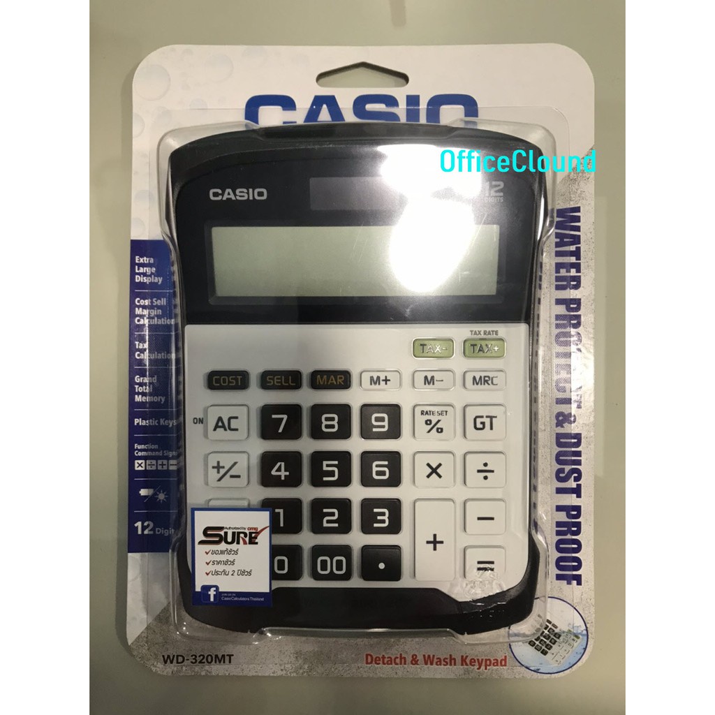 WD-320MT เครื่องคิดเลขตั้งโต๊ะ ชนิดกันน้ำ Casio 12 หลัก ของแท้ ของใหม่ ประกันศูนย์ - 836koa1mtv ...