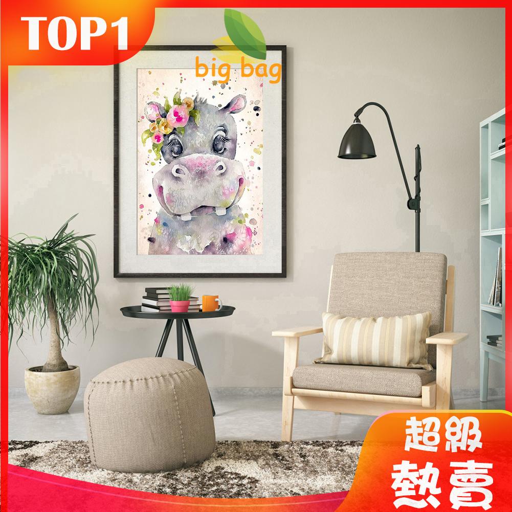 เสื้อผ้าฝ้ายปักลายฮิปโป 11ct 3 Strands ขนาด 40x50ซม - bigbag9.th - ThaiPick