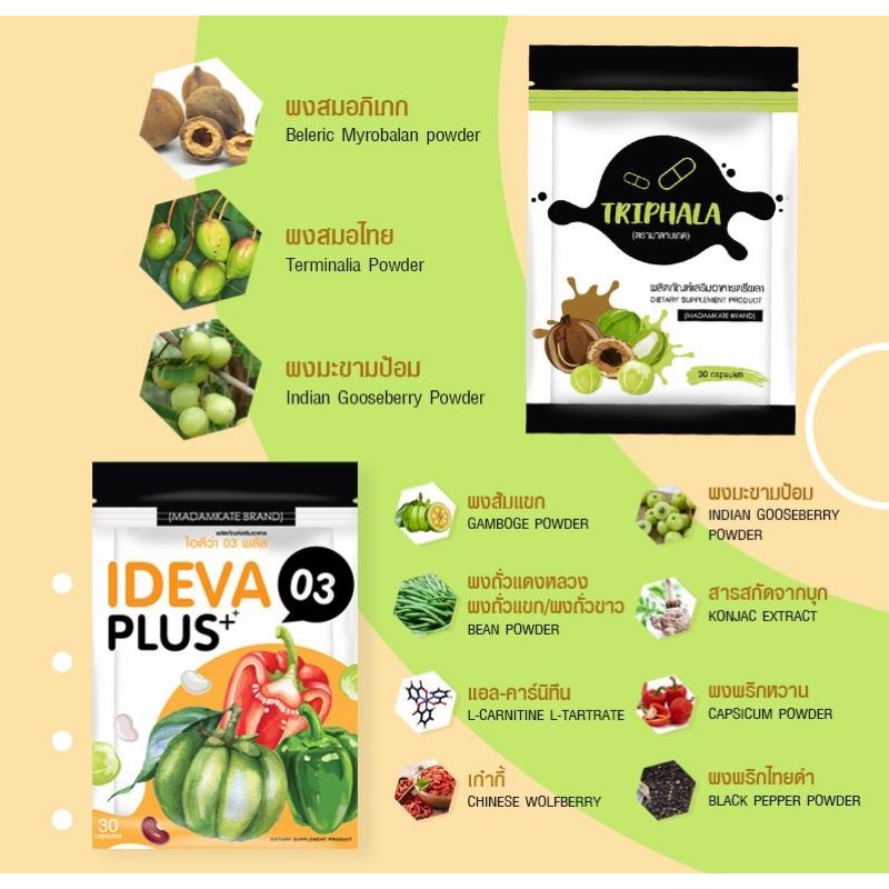 ตรีผลา Triphala vs ไอดีว่า IDEVA - beautyshopbuffet - ThaiPick