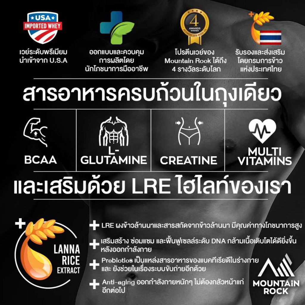 Mountain Rock Whey Bulk Pro Plus Complete Whey Protein - Swiss Chocolate 1.54 Lb. - shopdee ...