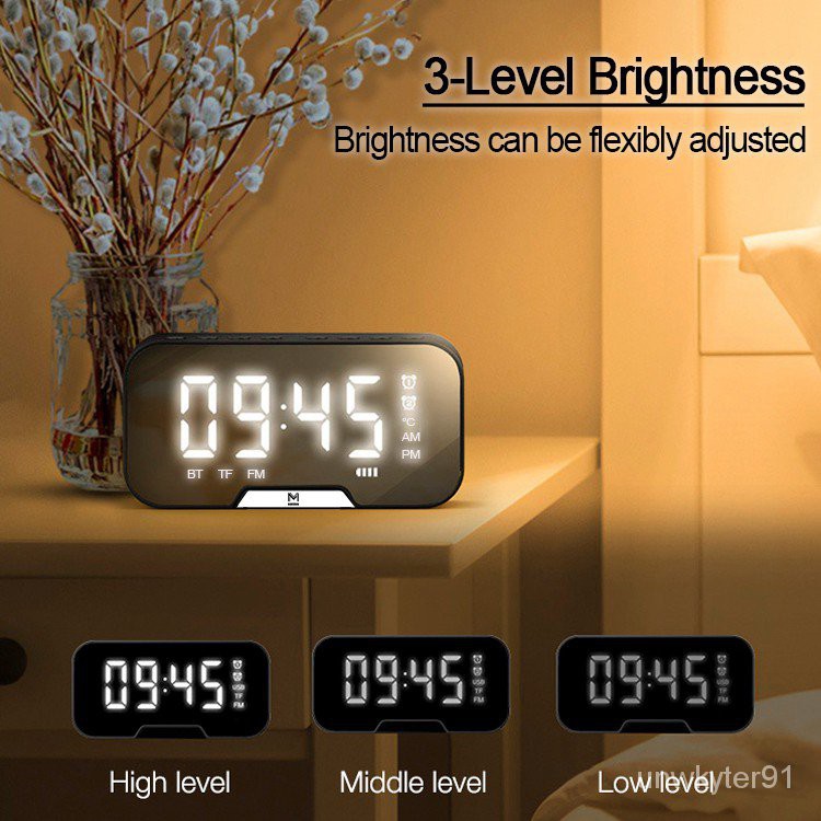 zvIf Mosimosi ALL IN 1 Portable Bluetooth Alam Clock Radio Speaker ...
