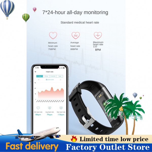 Đồng hồ thông minh đa năng theo dõi tình trạng sức khỏe jeIE - qszwr ...