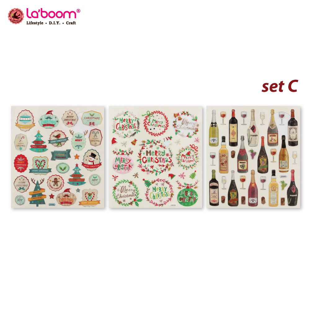 Laboom (ลาบูม) สติ๊กเกอร์ตกแต่ง รหัส LST45 - sakuraproductsth - ThaiPick