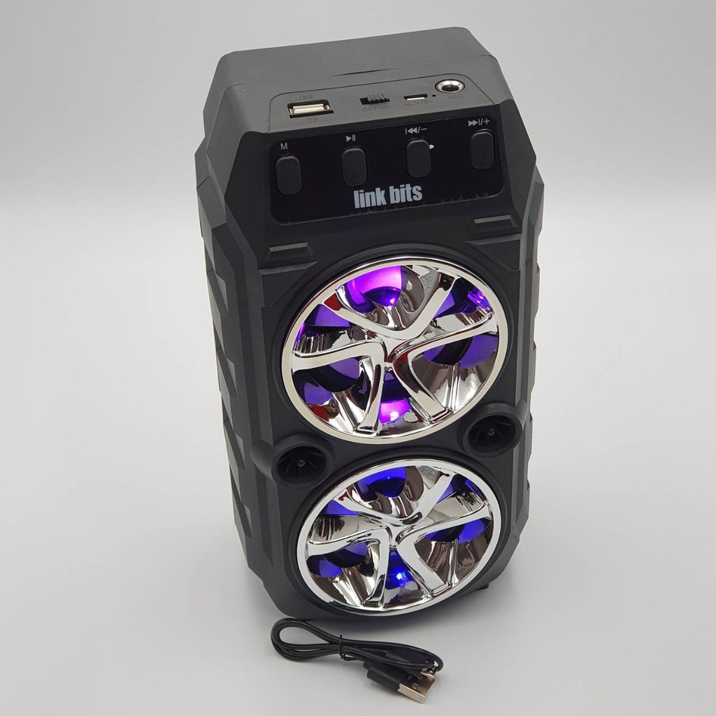 Link Bits RFR-101 ลำโพงบลูทูธแบบพกพา ลำโพงบลูทูธไร้สาย แบต800mAh ลำโพง ...