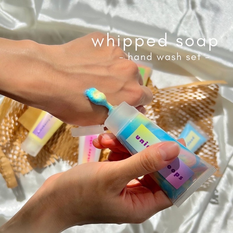 whipped soap hand wash set สบู่อาบน้ำเนื้อวิปครีม สบู่ล้างมือแบบพกพา ...