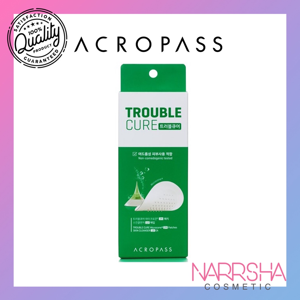 [ACROPASS] Trouble Cure - 24 patches & 12 Cleanser Rpiu | Shopee Thailand