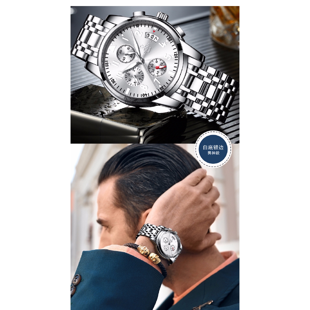 ONTHEEDGE Men Watch Top Luxury Brand Big Dial Sport Watches Mens ...