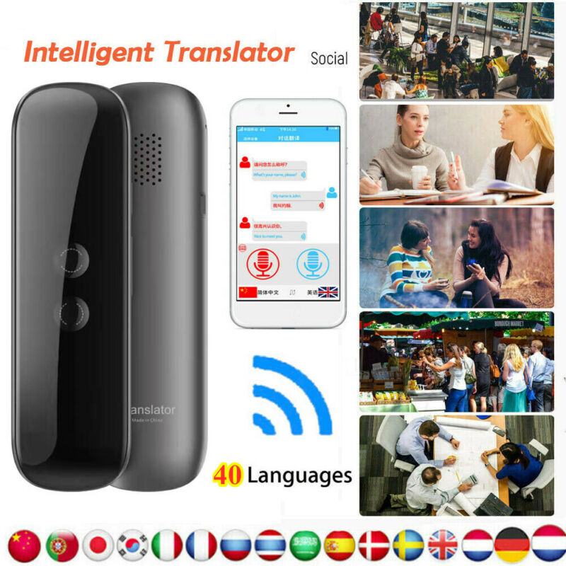 Smart Translator Voice Language Translation RealTime 75 Languages tant Translator Voice ...