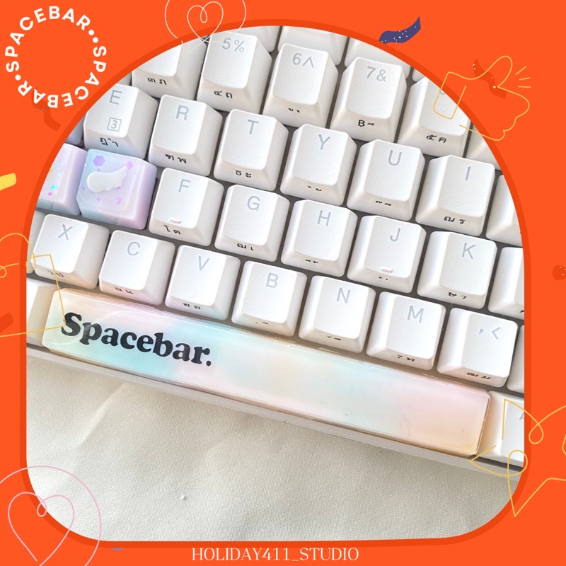 keycaps spacebar คีย์แคปเรซิ่น ปุ่ม spacebar กำหนดโทนสีเองได้ อ่านรายละเอียดก่อนสั่งซื้อ ...
