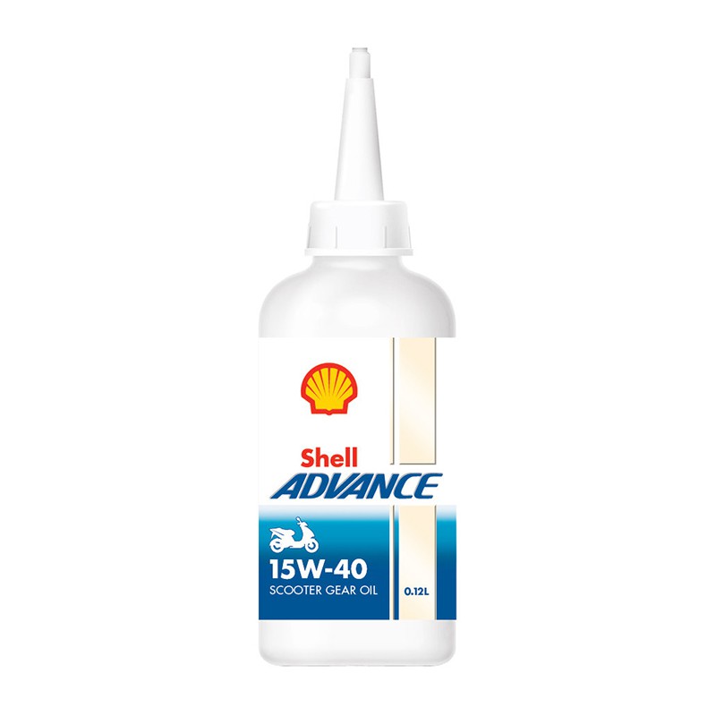 SHELL น้ำมันเครื่องสังเคราะห์แท้ Advance 4T Ultra Scooter 5W-40 + Gear ...