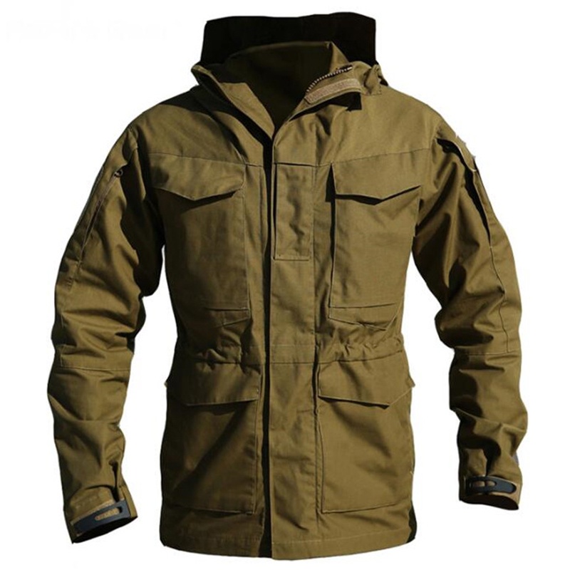 M65 Jackets Men Outdoor Windbreaker Waterproof Hood Coats Tactical ...